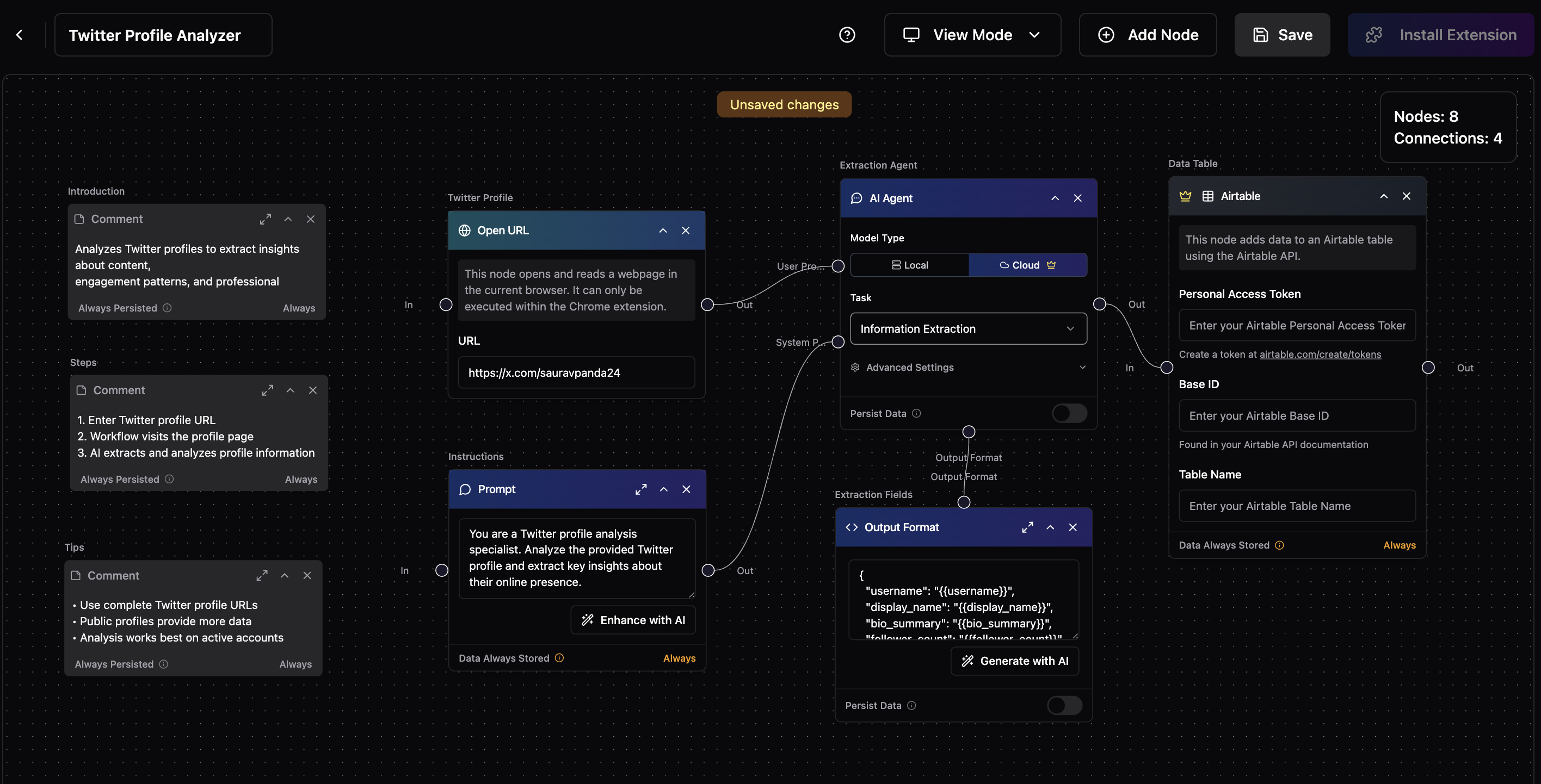 Browseragent - Browser-based AI agents with unlimited runs